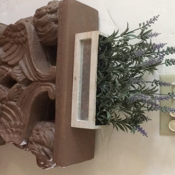 Office | Wood Medal Box With Purple Flowers | Poshmark